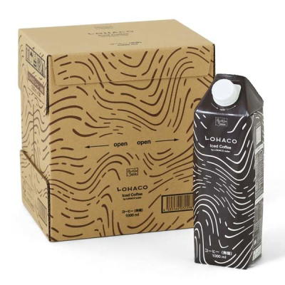 【ASKUL】Iced Coffee 無糖 1L by LOHACO Water 1箱（6本入） - オフィス用品の通販 アスクル